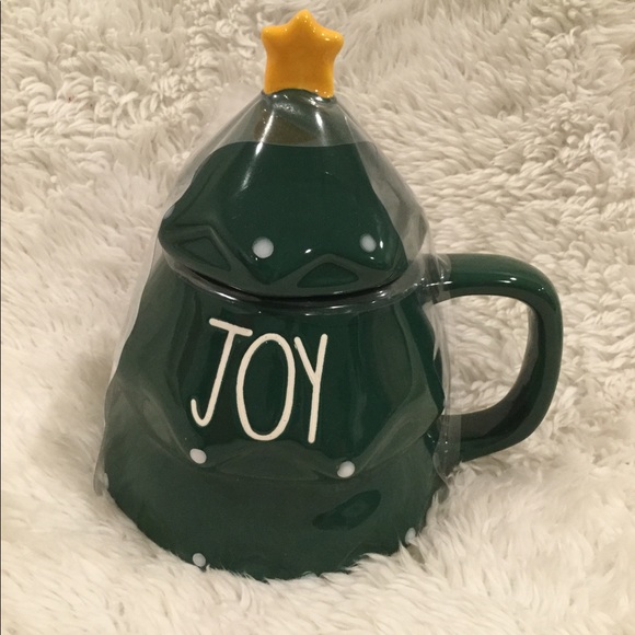Rae Dunn | Holiday | New Rae Dunn Joy Christmas Tree Mug With Topper ...